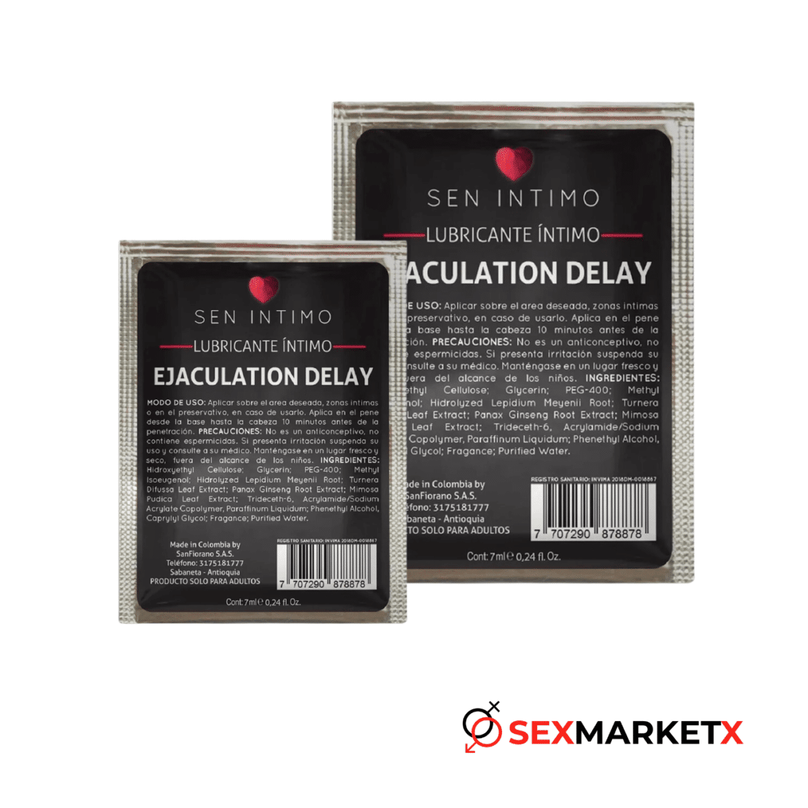 Lubricante Íntimo Ejaculation Delay x 7ML - Sexmarketx tienda online ¡Vendemos Felicidad!